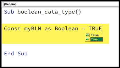 boolean example data