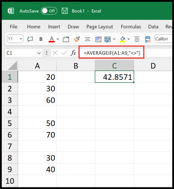 Average Only Non-Blank Cells (Excel Champs) Average Only Non-Blank Cells (Excel Champs)