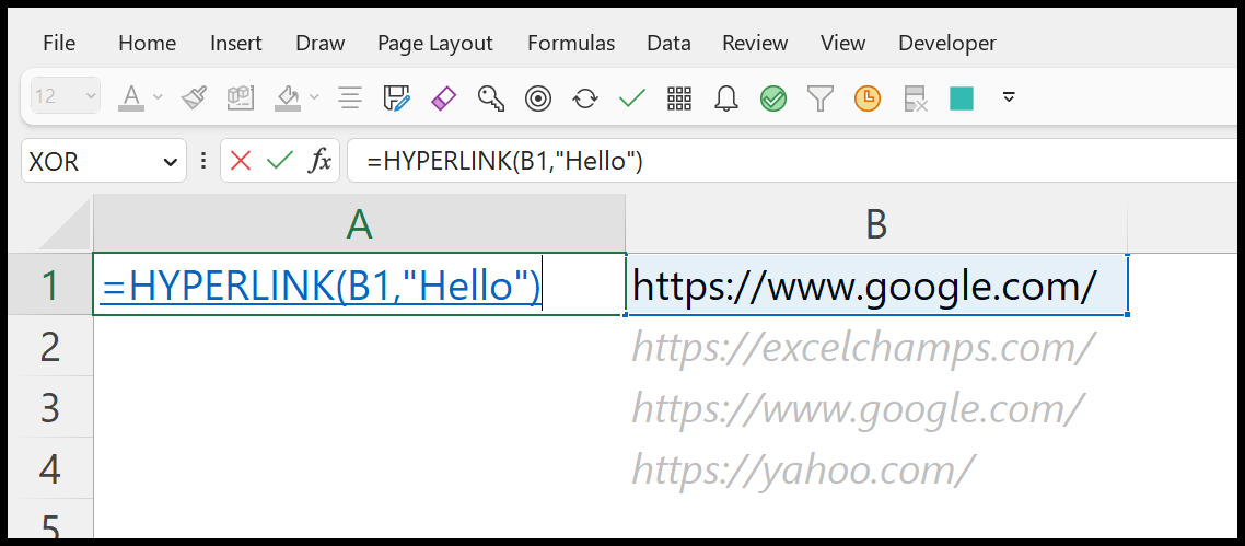 How to Create a Dynamic Hyperlink in Excel (Formula) How to Create a Dynamic Hyperlink in Excel (Formula)