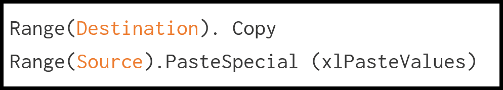 Paste Values using a VBA Code in Excel Paste Values using a VBA Code in Excel