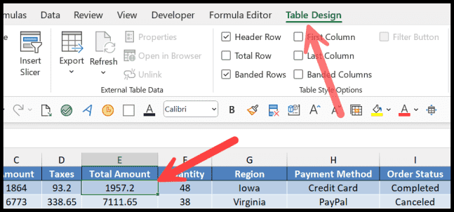How to Remove Table Formatting in Excel