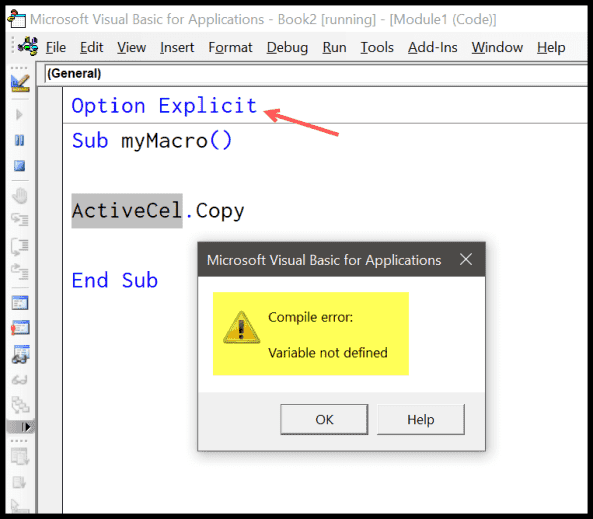 VBA Object Required Error (Error 424)