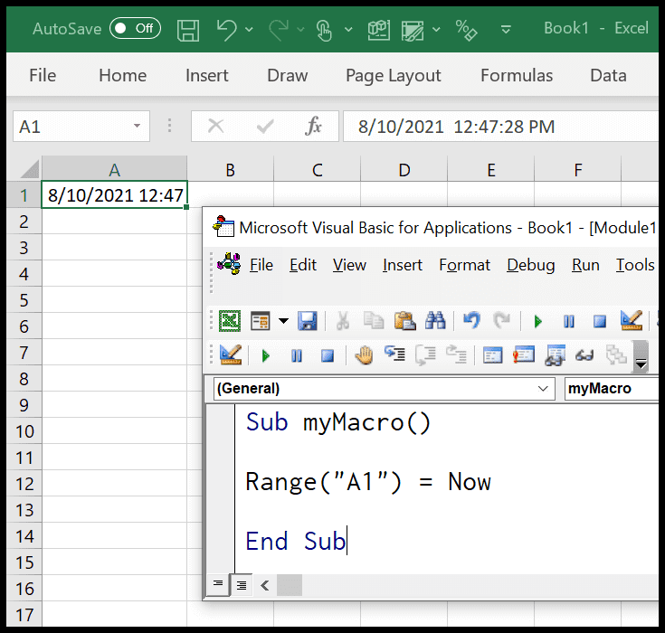 How to Get Today’s Date and Current Time | Excel VBA