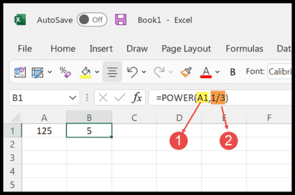 How to Calculate Cube Root in Excel