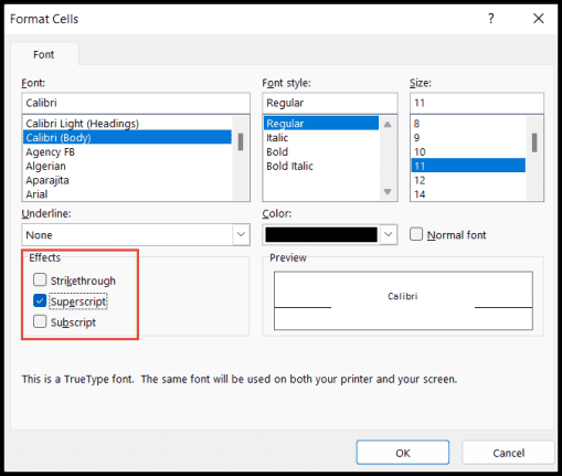 Subscript | Keyboard Shortcut | Microsoft Excel