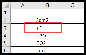 Subscript | Keyboard Shortcut | Microsoft Excel