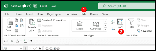 Sort By Date, Date and Time & Reverse Date Sort | Excel Tutorial