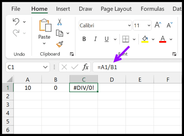 #DIV/0! Error in Excel (Understand and Fix)