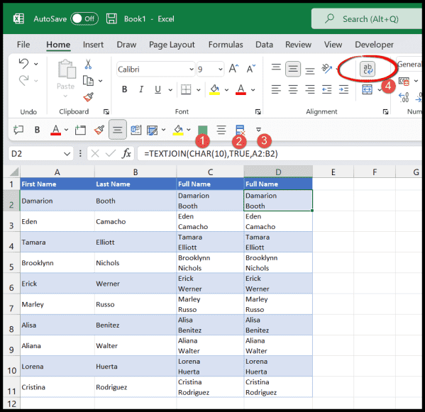 How to Add New Line in a Cell in Excel (Line Break)