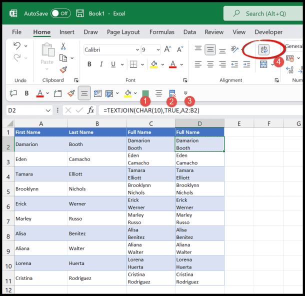How to Add New Line in a Cell in Excel (Line Break)