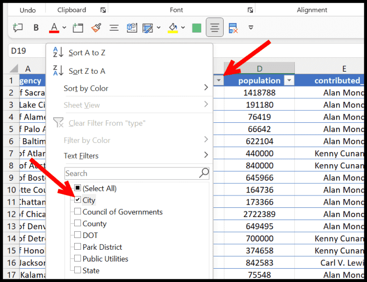 How to Filters Multiple Columns in Excel