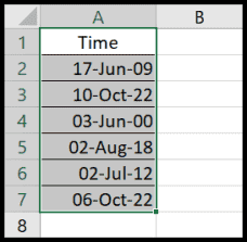 Apply Date Format (Keyboard Shortcut in Excel)