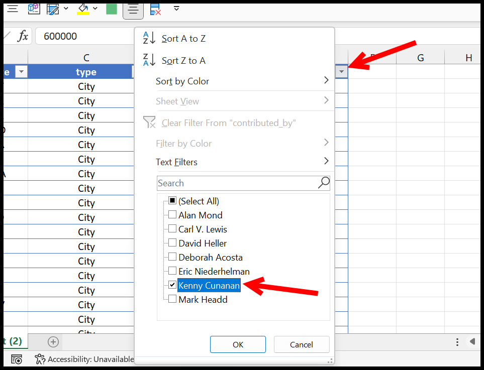 How to Filters Multiple Columns in Excel