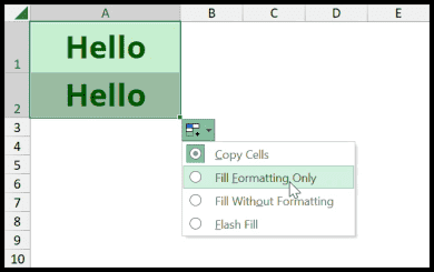 How to Copy Formatting in Excel