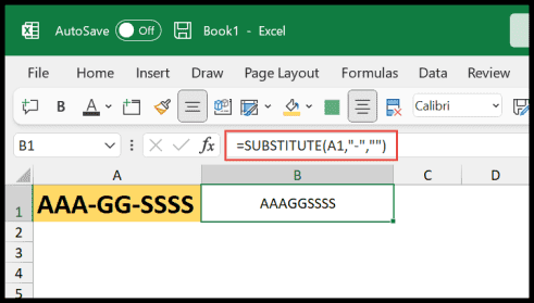 How to Remove Dashes in Excel (From SSN)