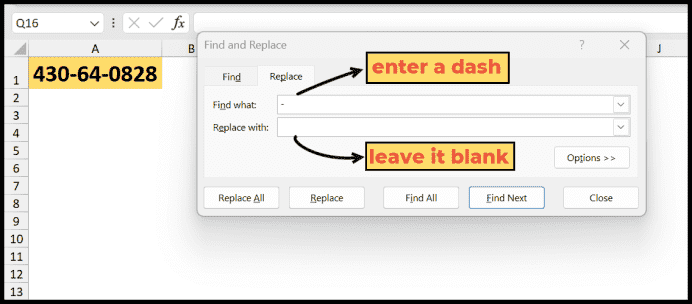 How to Remove Dashes in Excel (From SSN)
