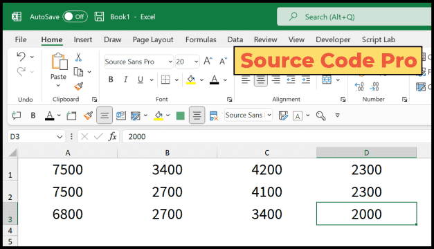 5 Best Fonts for Microsoft Excel