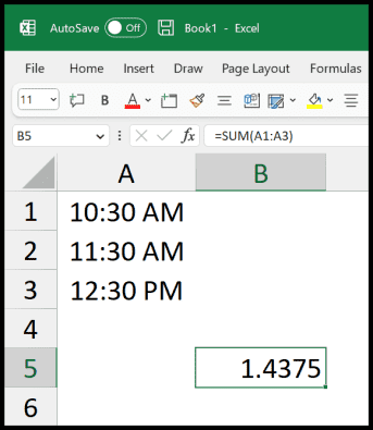 How to Sum Time in Excel (Formula + Tips)
