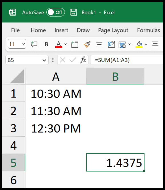 How to Sum Time in Excel (Formula + Tips)