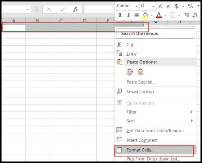 How to Center Across Selection in Excel