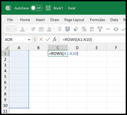 Count Rows [All, Blank, Non-Blank, and with Numbers] - (Excel Formula)