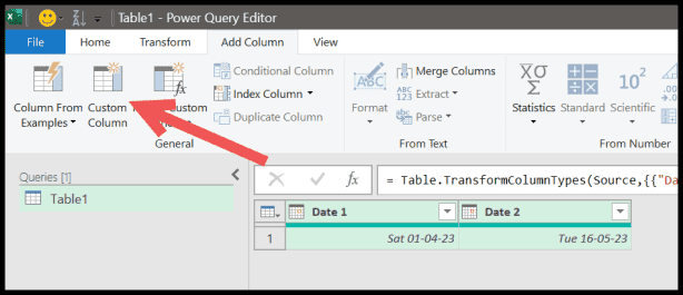 Get Date Difference in Power Query