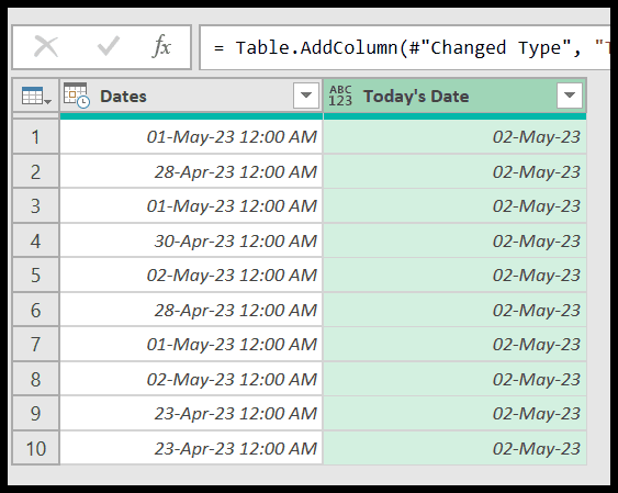 Get Today's Date in Power Query (Formulas and Functions)