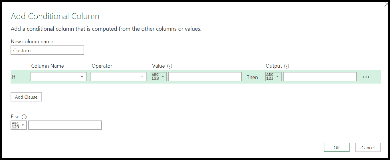Use IF Statement in Power Query to Test Conditions