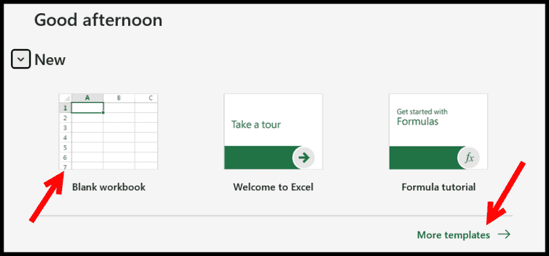 Backstage View in Excel