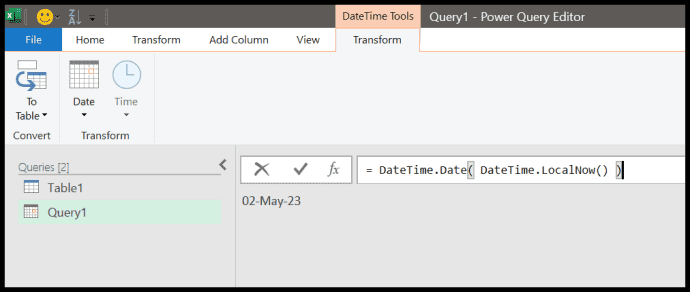Get Today's Date in Power Query (Formulas and Functions)