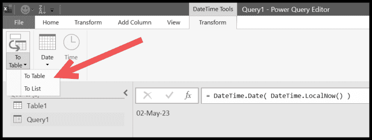 Get Today's Date in Power Query (Formulas and Functions)