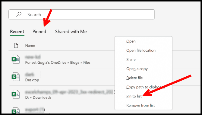 Backstage View in Excel