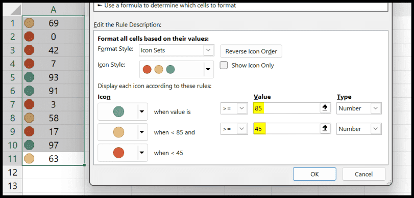 Using Stop IF True Checkbox in Conditional Formatting