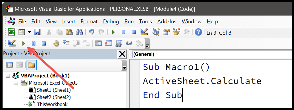 Quickly Refresh a Sheet (Worksheet) in Excel