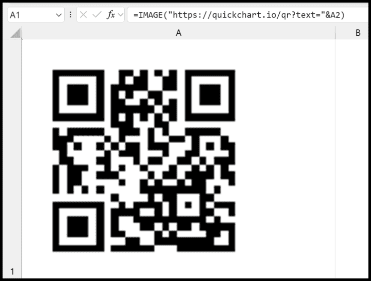 3 Ways to Create QR Codes in Excel (Excel QR Generator)